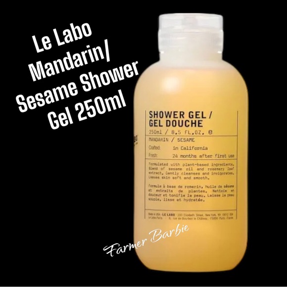 Le Labo | Bath & Body | Le Labo Shower Gel Mandarin Sesame 85 Oz 25 Ml ...